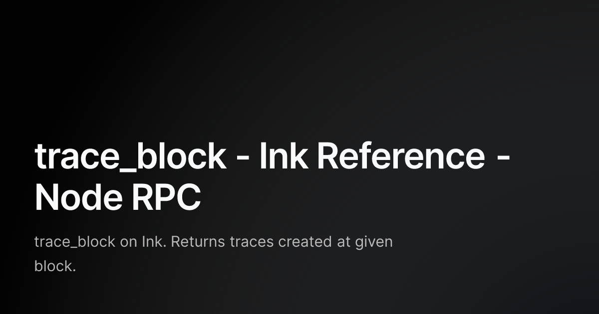 Polygon Amoy Reference - Node RPC | Tenderly Documentation