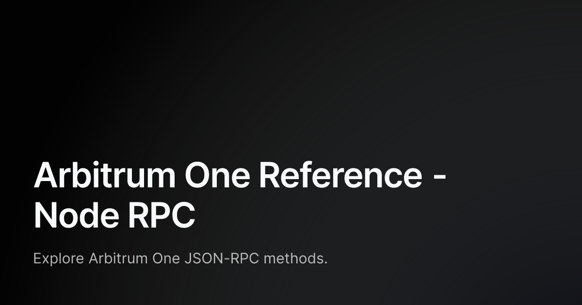 eth_getTransactionReceipt - Ethereum Mainnet Reference - Node RPC ...